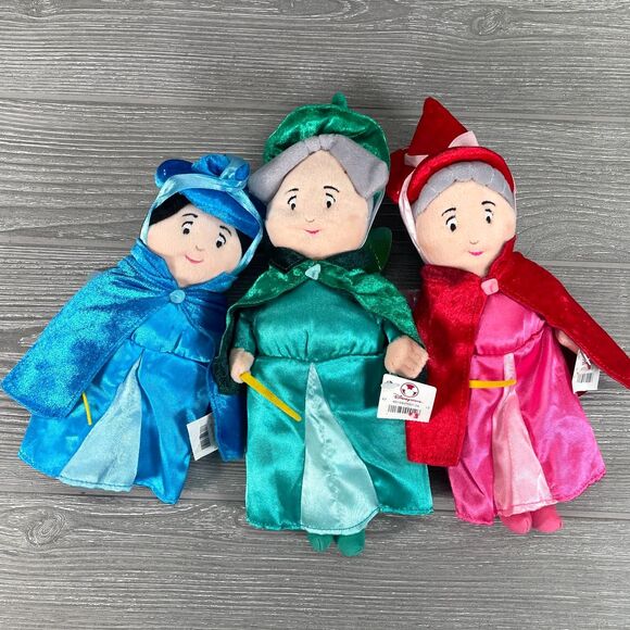 Disney | Toys | Disney Story Sleeping Beauty Fairy Godmother Plush ...